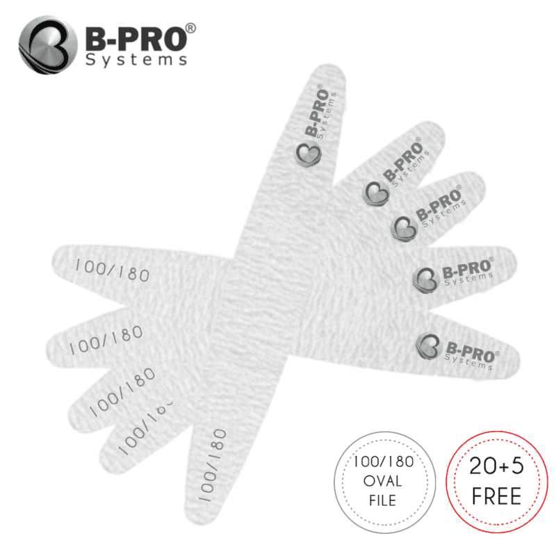 PACK 100/100 oval file 20+5 Free - B-PRO Systems