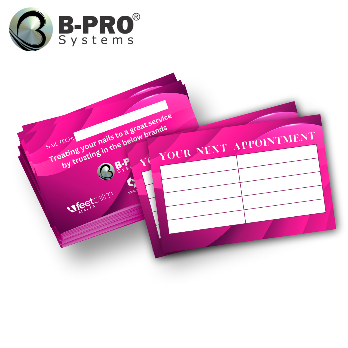 Appointment Cards x50 – B-PRO Systems