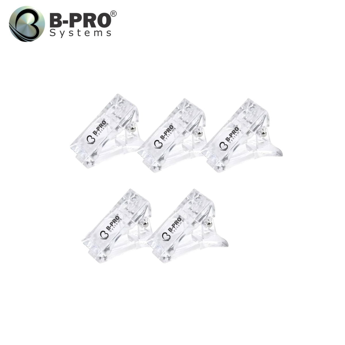 Press on / dual form Clip x5 - B-PRO Systems