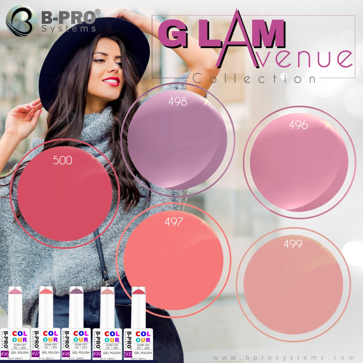 "Glam Avenue" Collection - B-PRO Systems