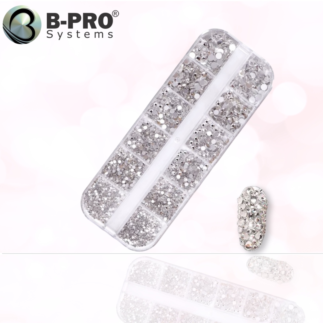 Rhinestones Silver 750pcs box - B-PRO Systems