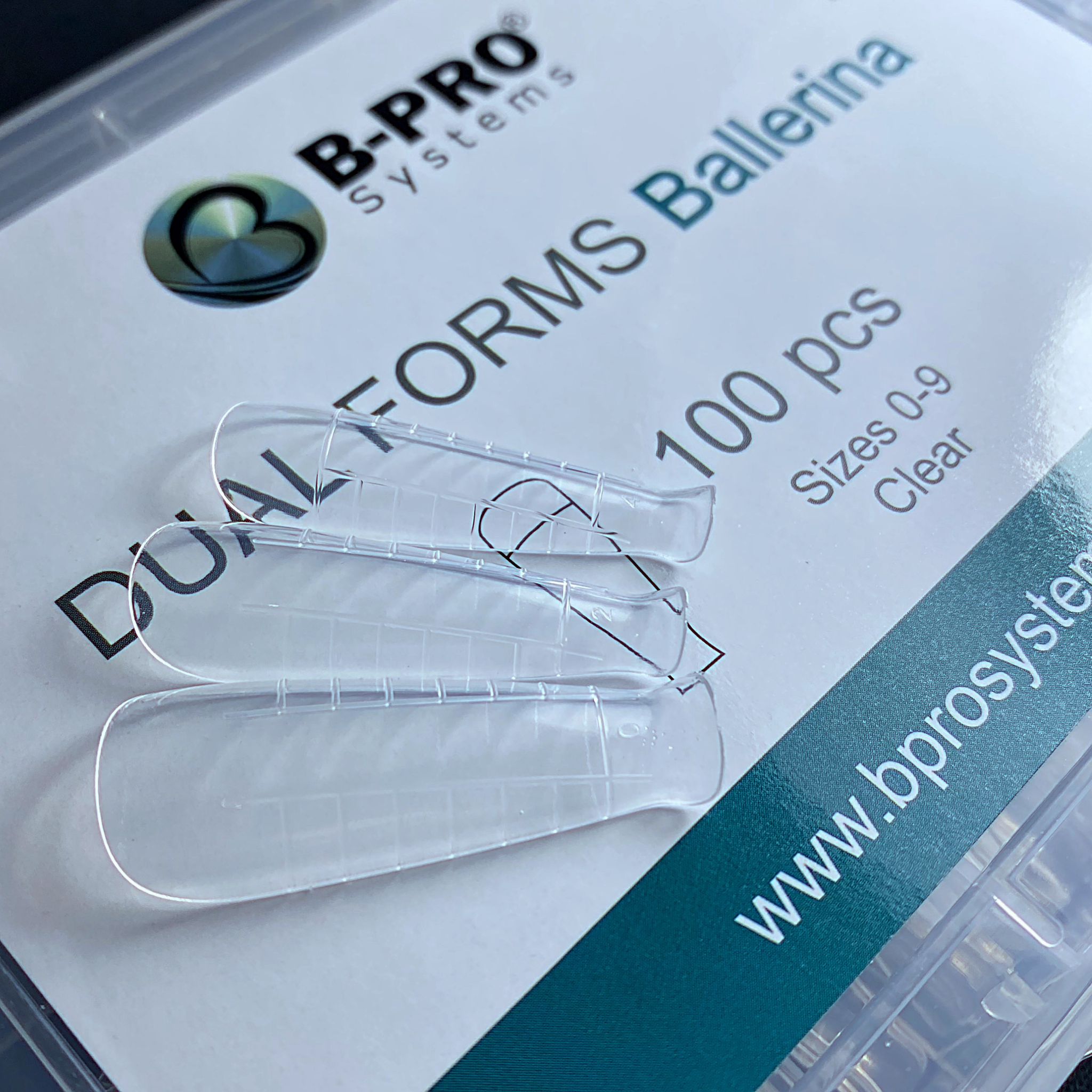 Dual Forms/Popits Tips Ballerina x100pcs - B-PRO Systems