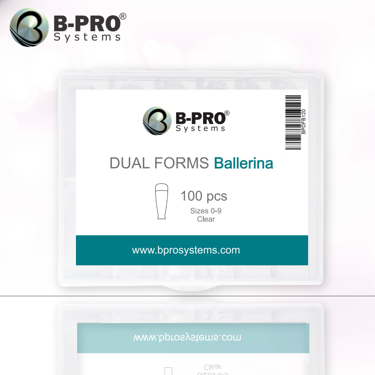 Dual Forms/Popits Tips Ballerina x100pcs - B-PRO Systems