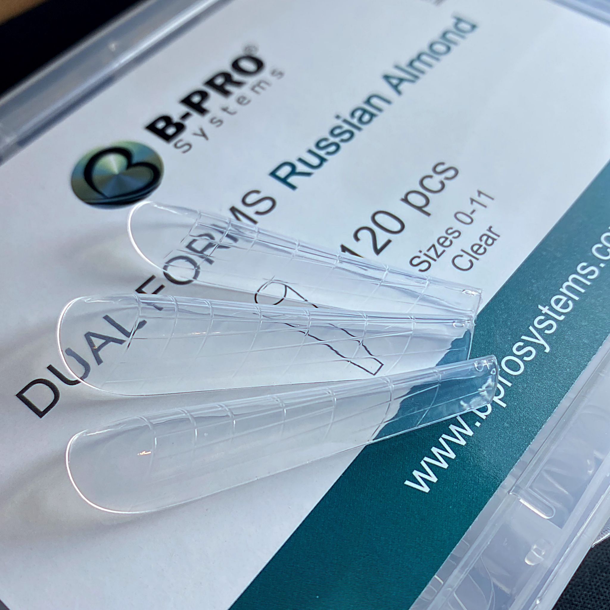 Dual Forms/Popits Tips Russian Almond x120pcs – B-PRO Systems