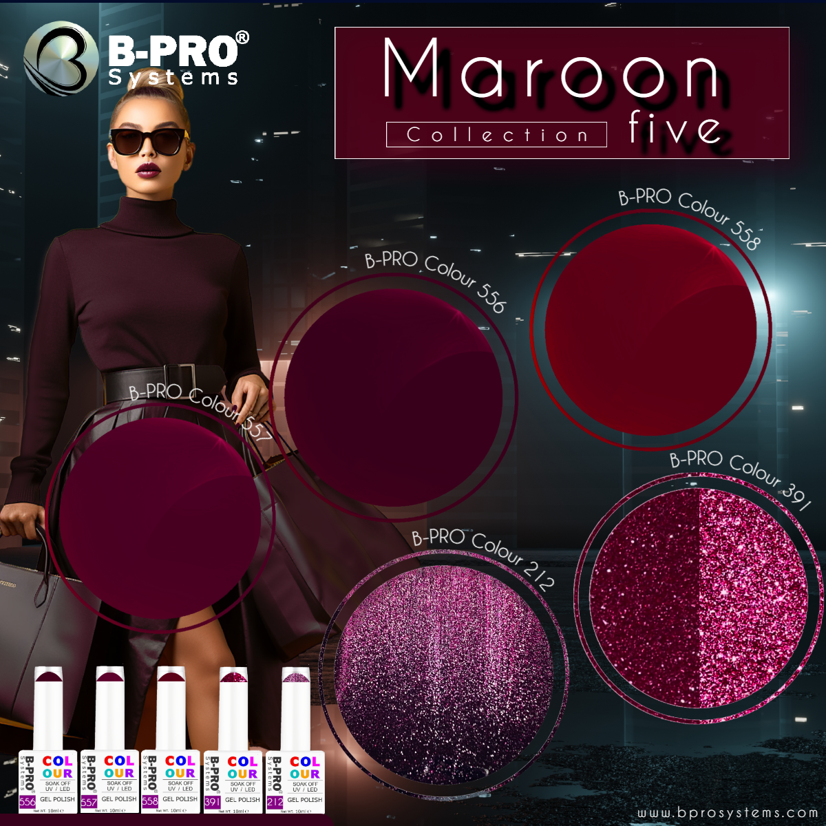 "Maroon five" Collection - B-PRO Systems