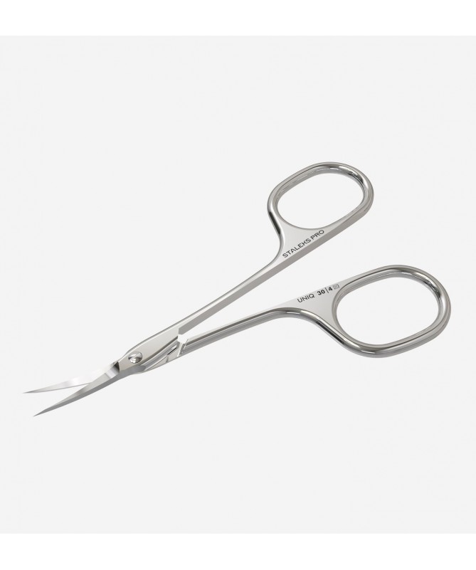 Staleks - Cuticle Scissors “Asymmetric” UNIQ 30 TYPE 4 SQ-30/4 - B-PRO ...