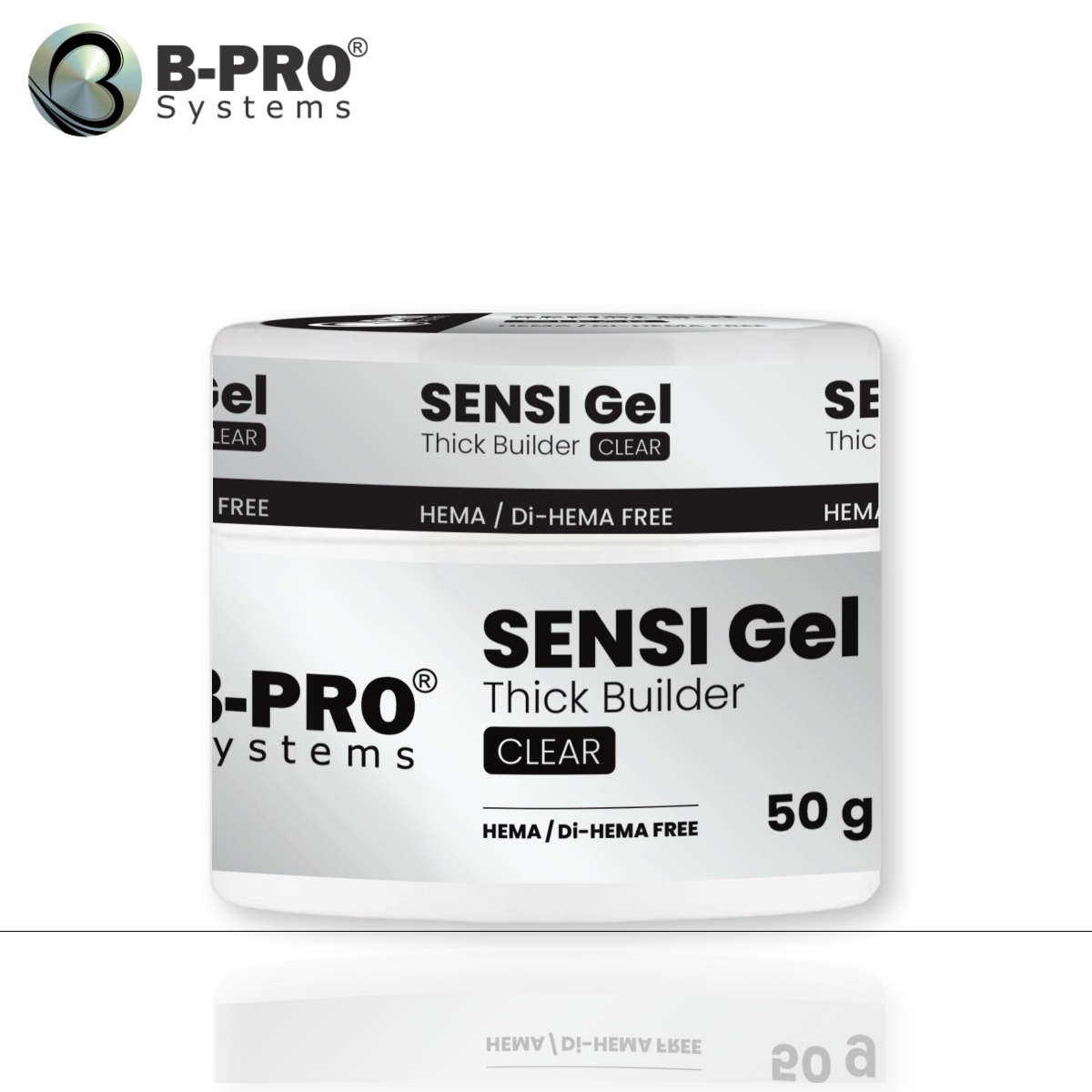 SENSI Gel - Thick Builder (HEMA/Di-HEMA FREE) - B-PRO Systems