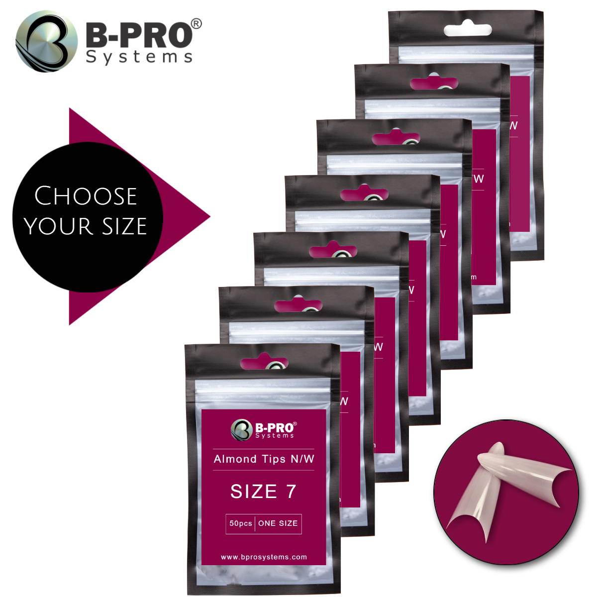 Almond Tips Refills N/W - B-PRO Systems