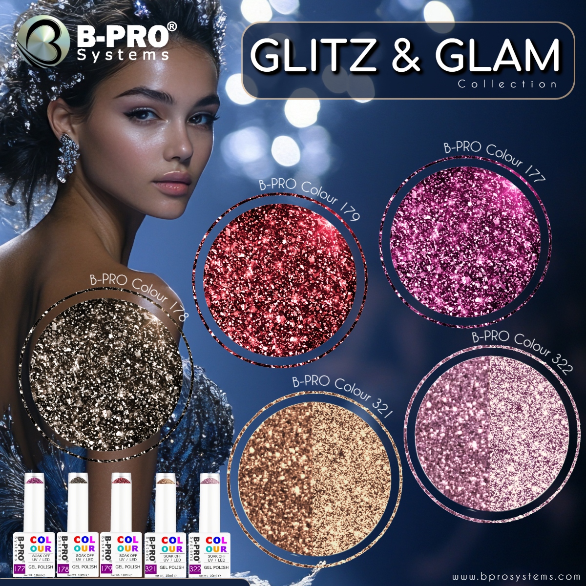 "GLAM & GLITZ" Collection - B-PRO Systems
