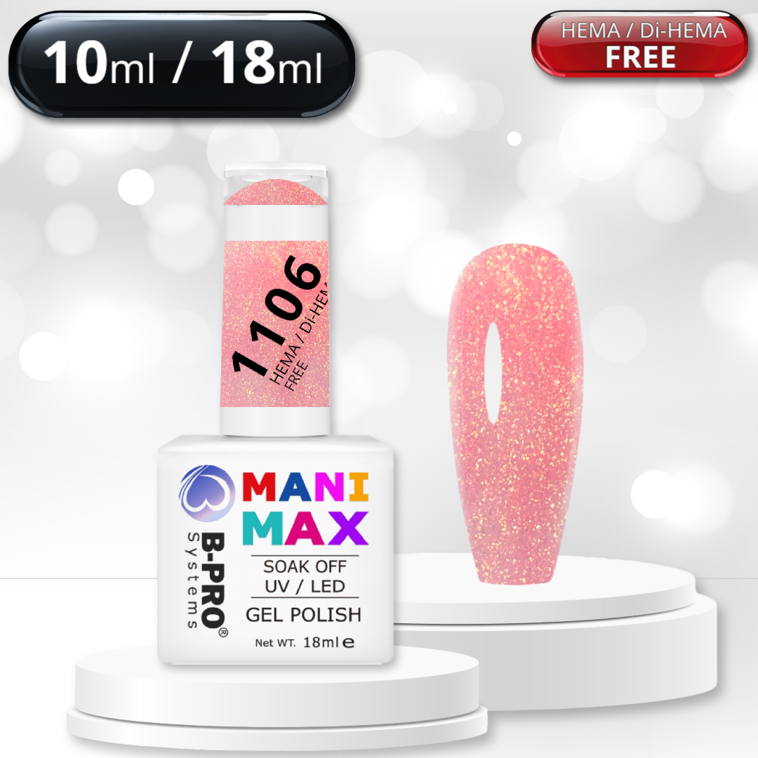 B-PRO MANI MAX Gel Polish 1106 (Hema / di-Hema Free) - B-PRO Systems