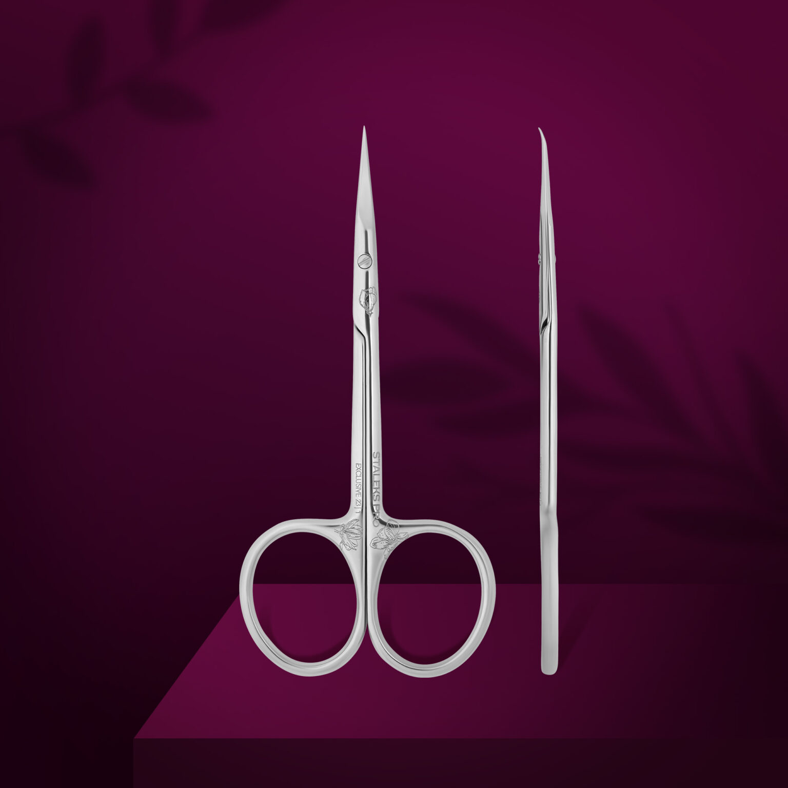 Professional cuticle scissors with hook EXCLUSIVE 23 TYPE 1 (magnolia ...