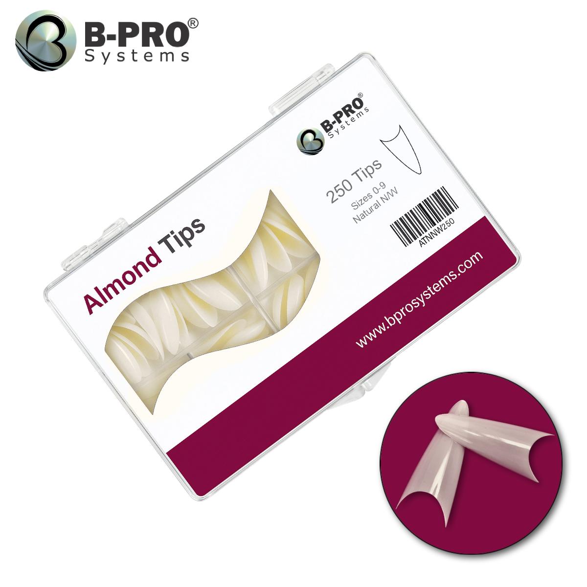 Almond Tips - Box 250pcs - B-PRO Systems