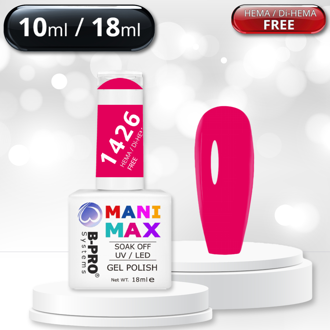 B-PRO MANI MAX Gel Polish 1426 (Hema / di-Hema Free) - B-PRO Systems